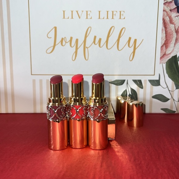 Yves Saint Laurent | Makeup | Nwt Ysl Oilinstick Bundle Of 3 Rose Nude ...